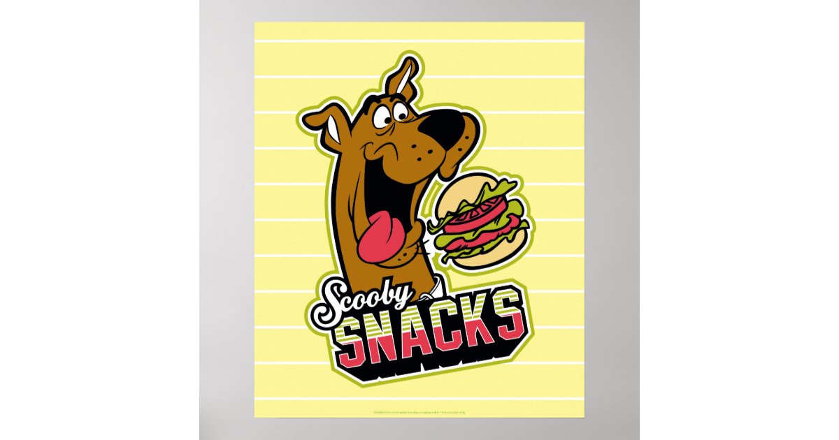 Scooby-Doo "Scooby Snacks" Logo Poster | Zazzle.de