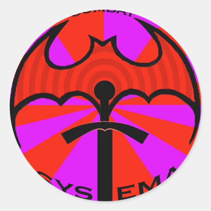 SYSTEMA LOGO RUNDER AUFKLEBER | Zazzle.de