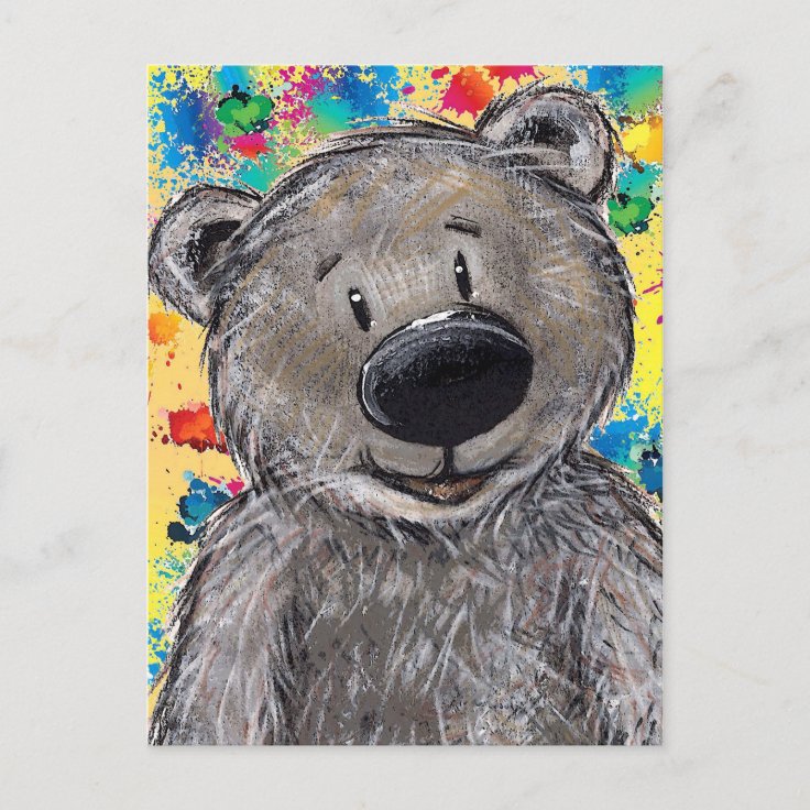 Teddy Bear Postcard Postkarte | Zazzle.de