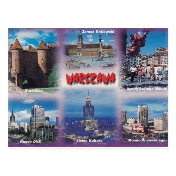 Warschau Postkarten | Zazzle.de