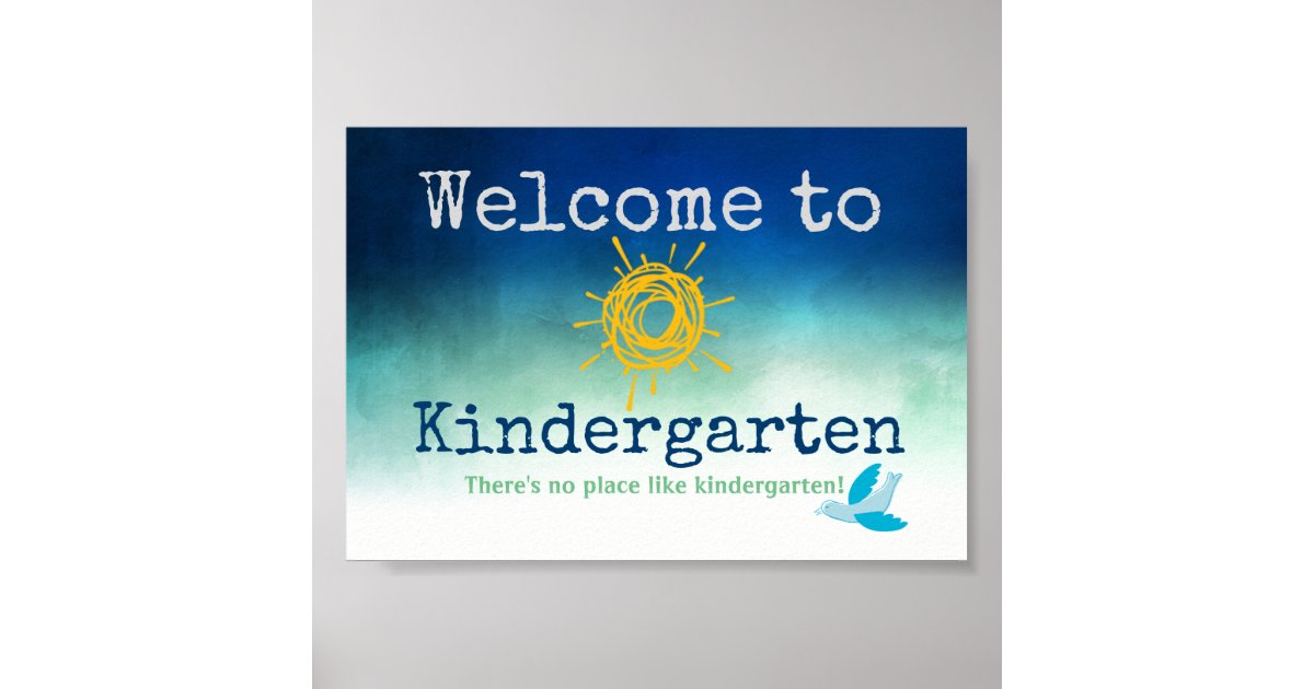 Willkommen im Kindergarten Doster Poster | Zazzle.de